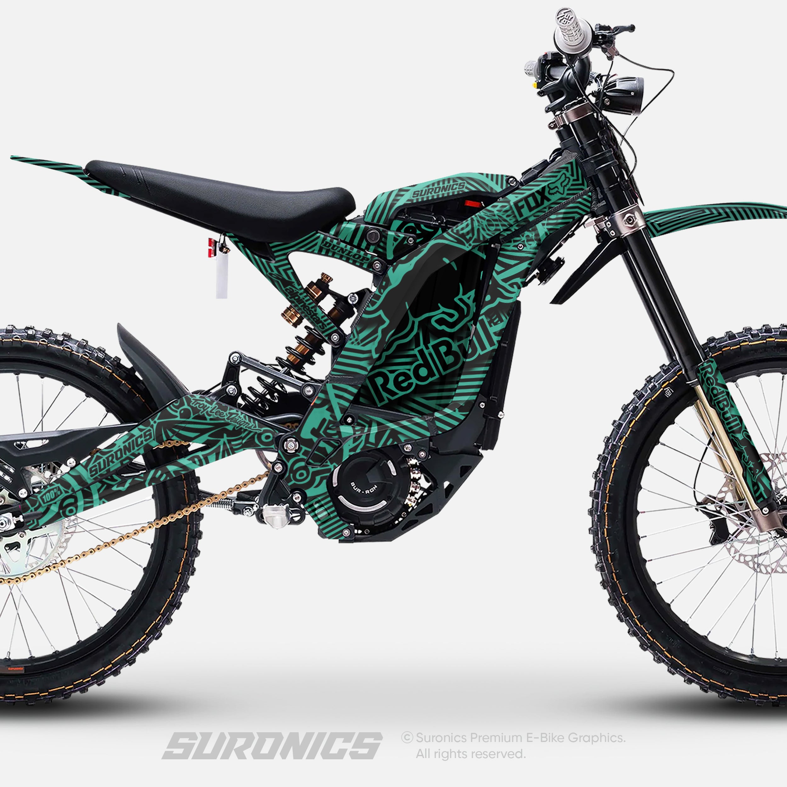 RACE ART BLACK MINT Surron Light Bee Graphics kit – Suronics