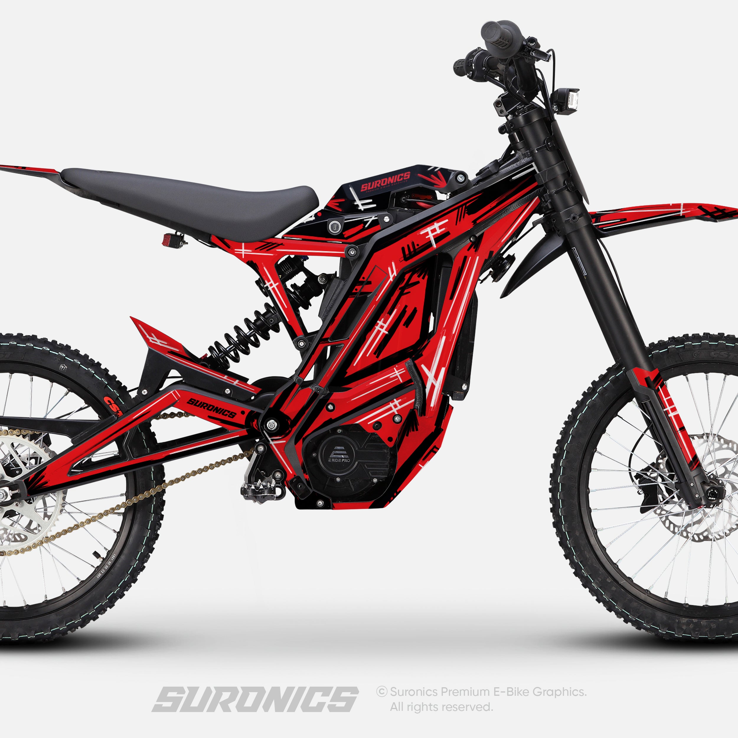 MARKER RED Eride Pro SS SR Graphics kit – Suronics