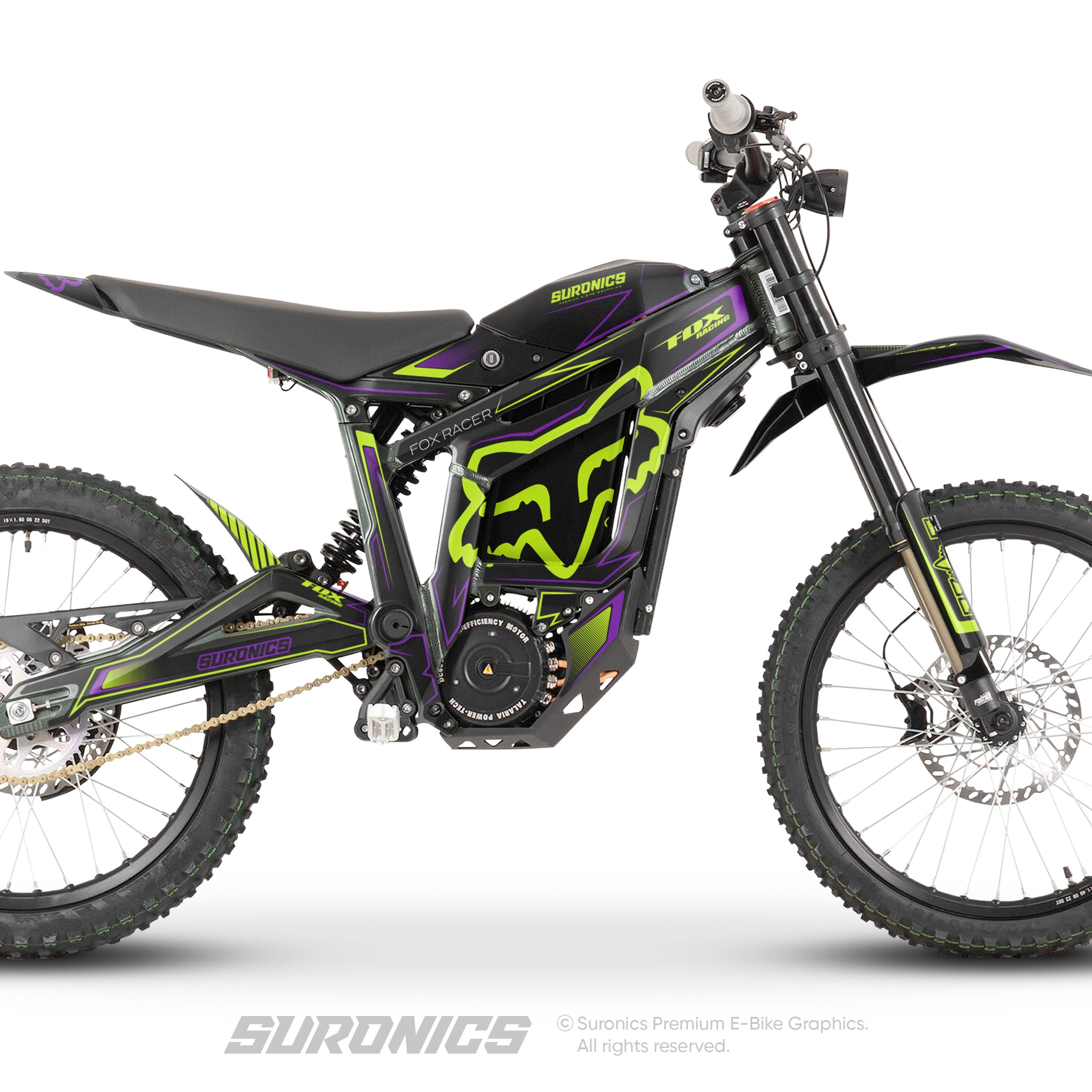 FOX RACER BLACK GREEN Talaria Sting MX3 MX4 Graphics kit – Suronics