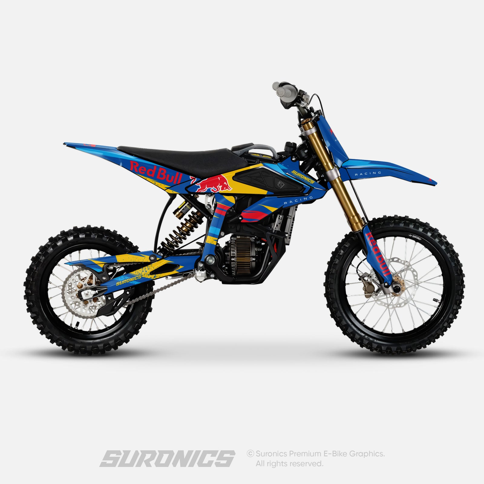 ORIGINAL BULL BLUE Surron Hyper Bee Graphics kit – Suronics